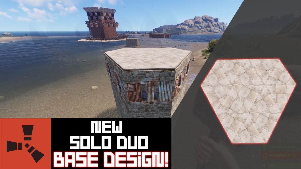 Rust - NEW SOLO/DUO BASE DESIGN (Vanilla) - YouTube