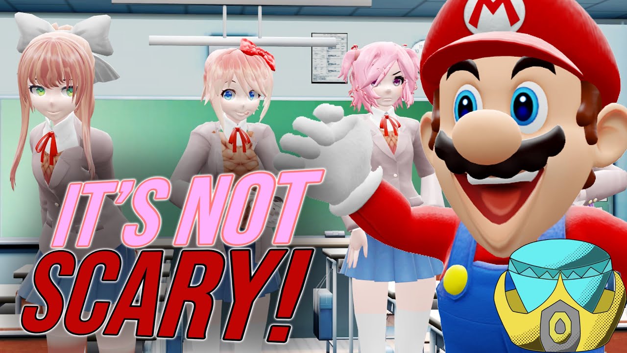 Mario Joins Doki Doki Literature Club Plus | SM64 - YouTube