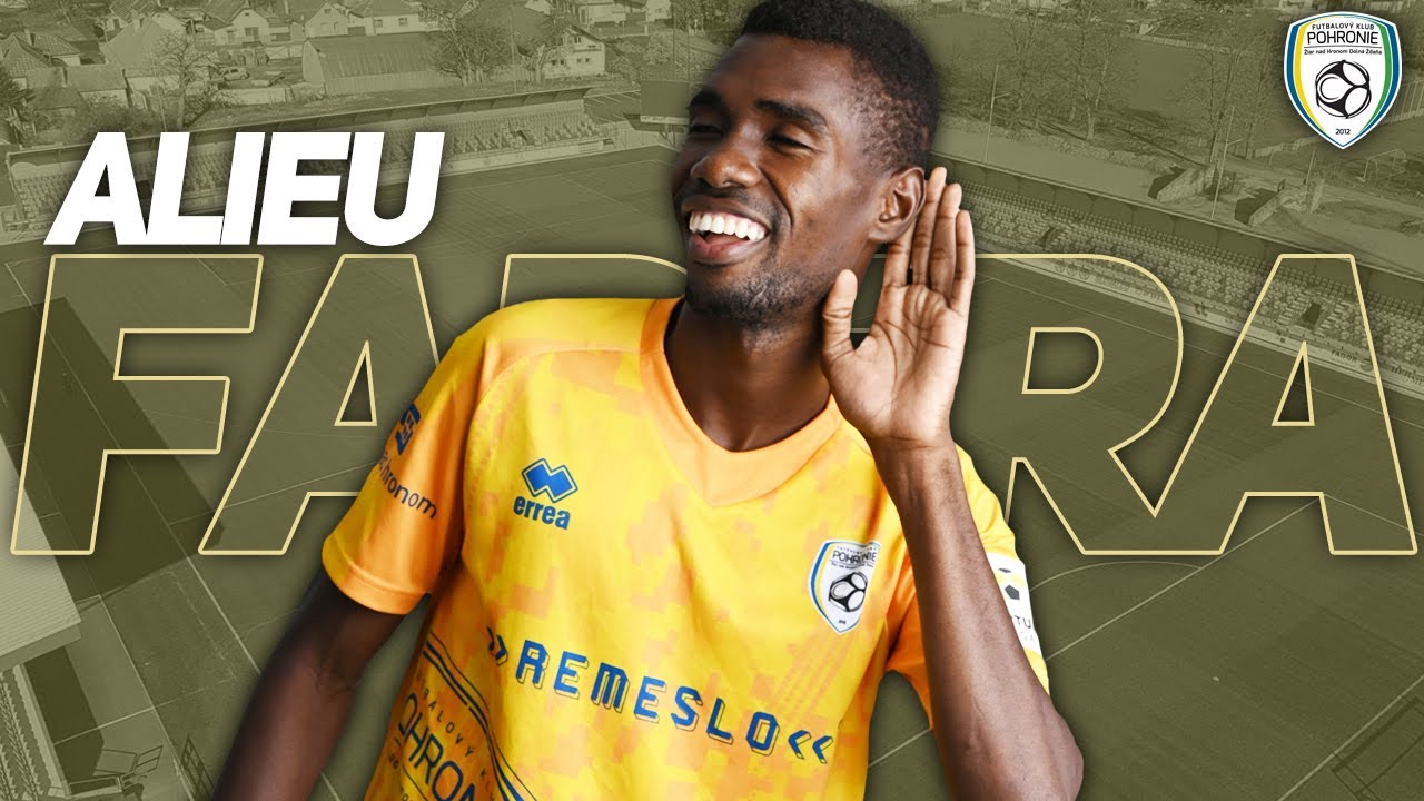 Alieu Fadera FK Pohronie Forward 2020 Highlights - YouTube