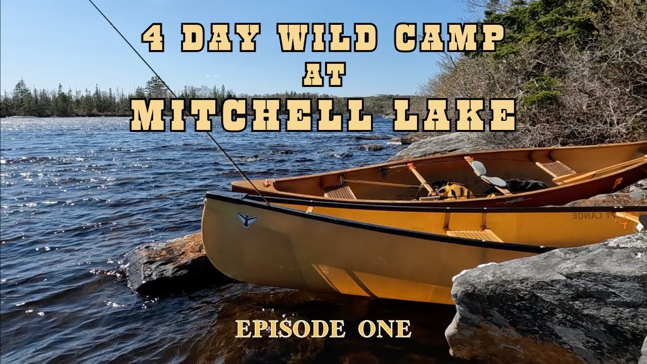 Mitchell Lake, 4 Day Wild Camping- Mapping and Exploring - YouTube