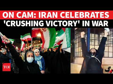 'America-Israel Crushed': Iran Erupts In Celebrations; Thousands On Streets After 'CRUSHING VICTORY'