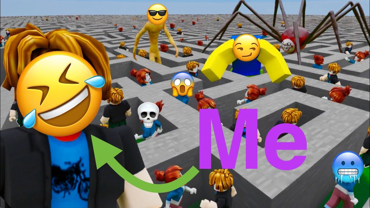 The world most impossible maze with monsters🤣🤯(Roblox) - YouTube
