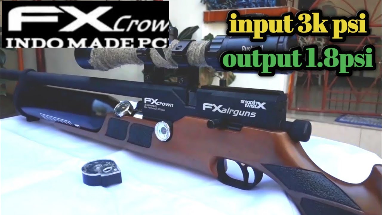 PCP FX input 3k psi output 1.8k psi indo made - YouTube