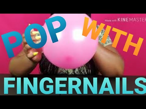 ASMR | BLOW TO POP | BALLOON WITH FINGERNAILS 🎈💅 - YouTube