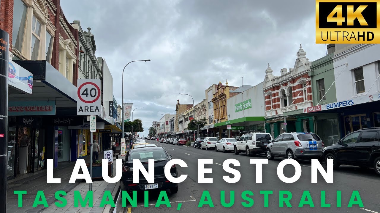 Launceston, Australia Walking Tour | 4K 60FPS - YouTube