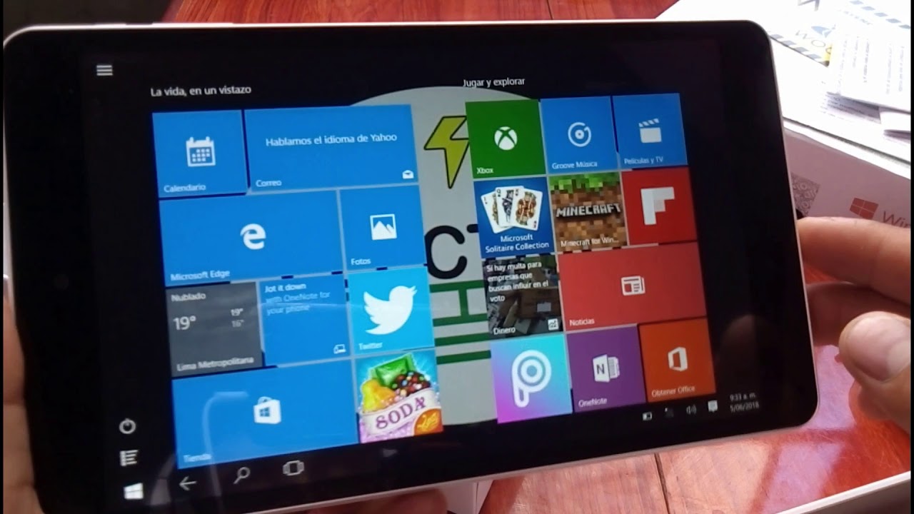 Tablet woo Antares 2 - YouTube