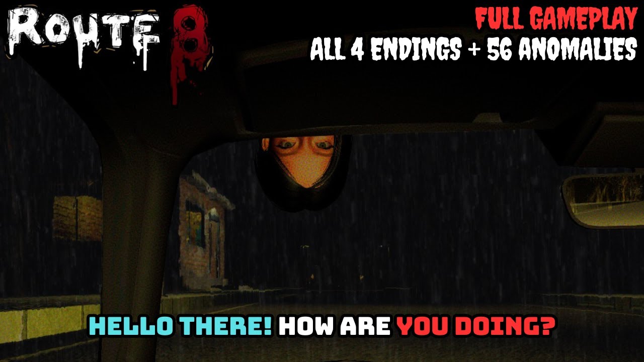 DRIVE TO ESCAPE FROM THE CURSED PATHWAY! - Route 8 Full Gameplay (All 4 ...