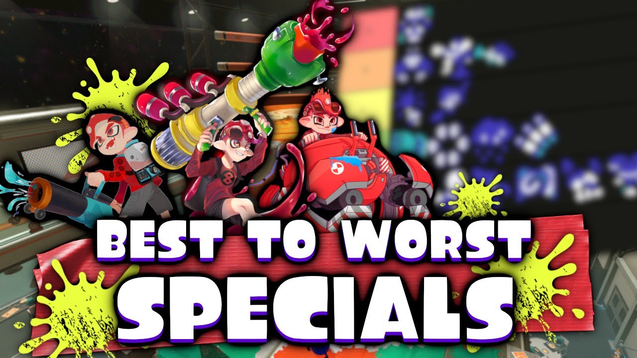 All SPECIALS And SUBS In RANKED - Splatoon 3 - YouTube