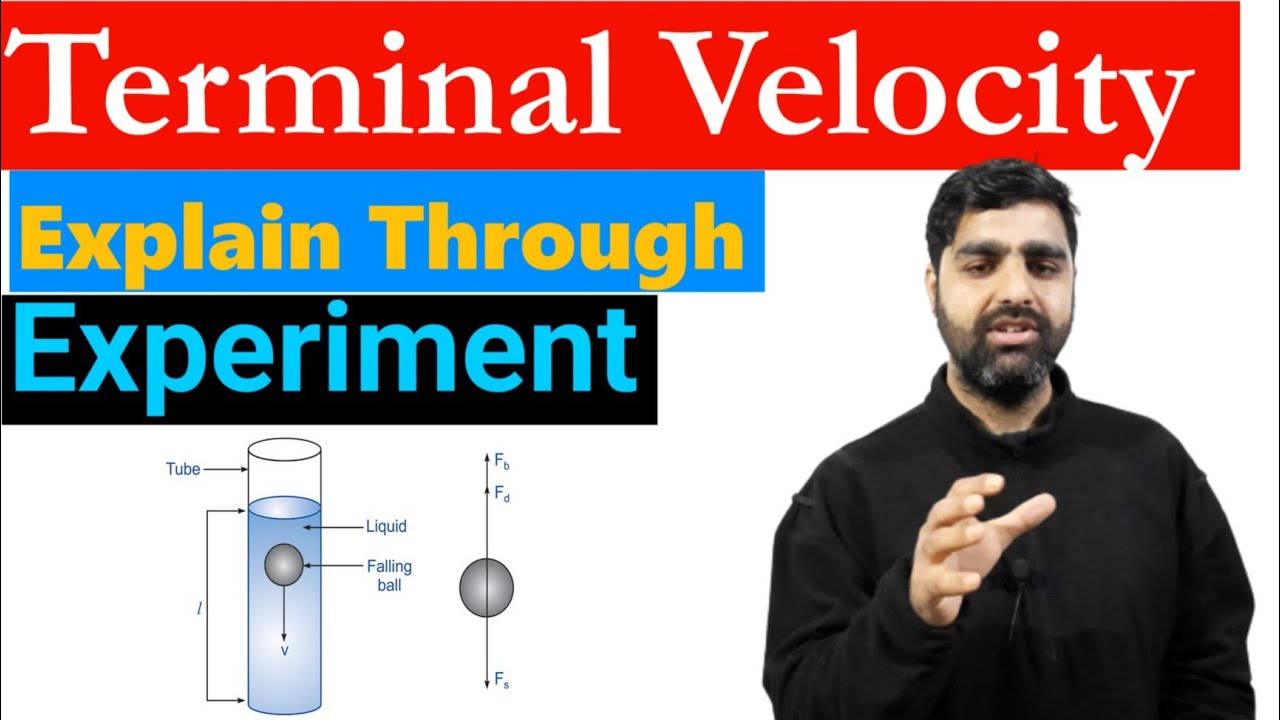 Terminal Velocity Explained // Experiment in class #physicswallah # ...