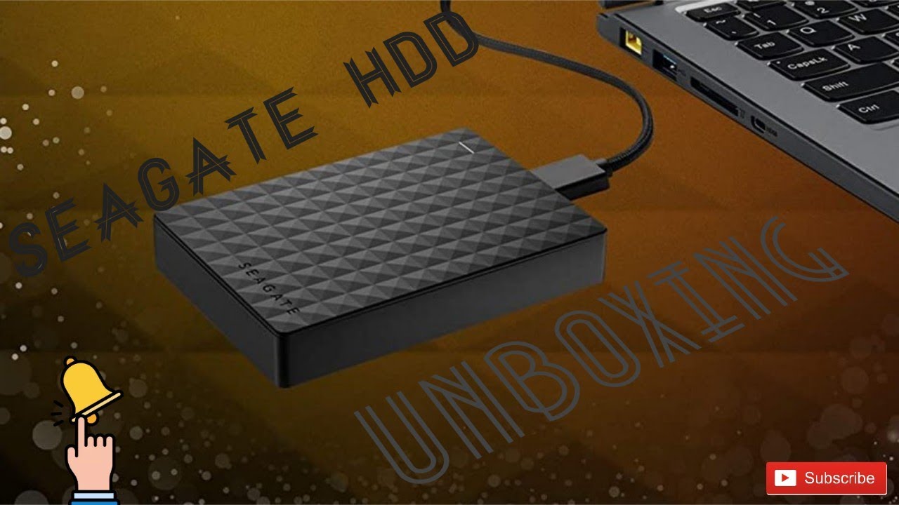 Seagate Hard Drive 1TB Unboxing Special Edition(My First Unboxing Video ...
