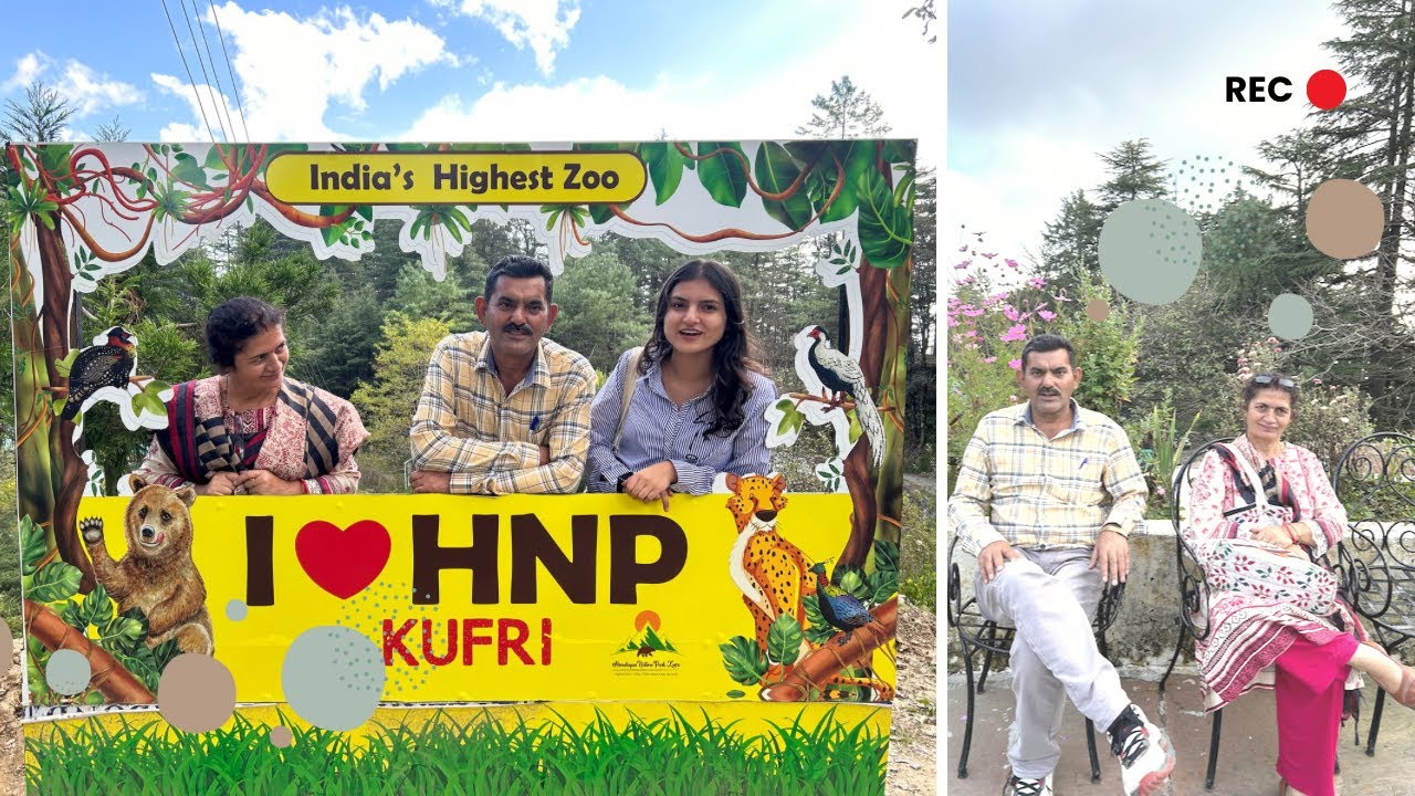 Day Out With Family || Himalayan Nature Park Kufri || HIPA #zoo #travel ...