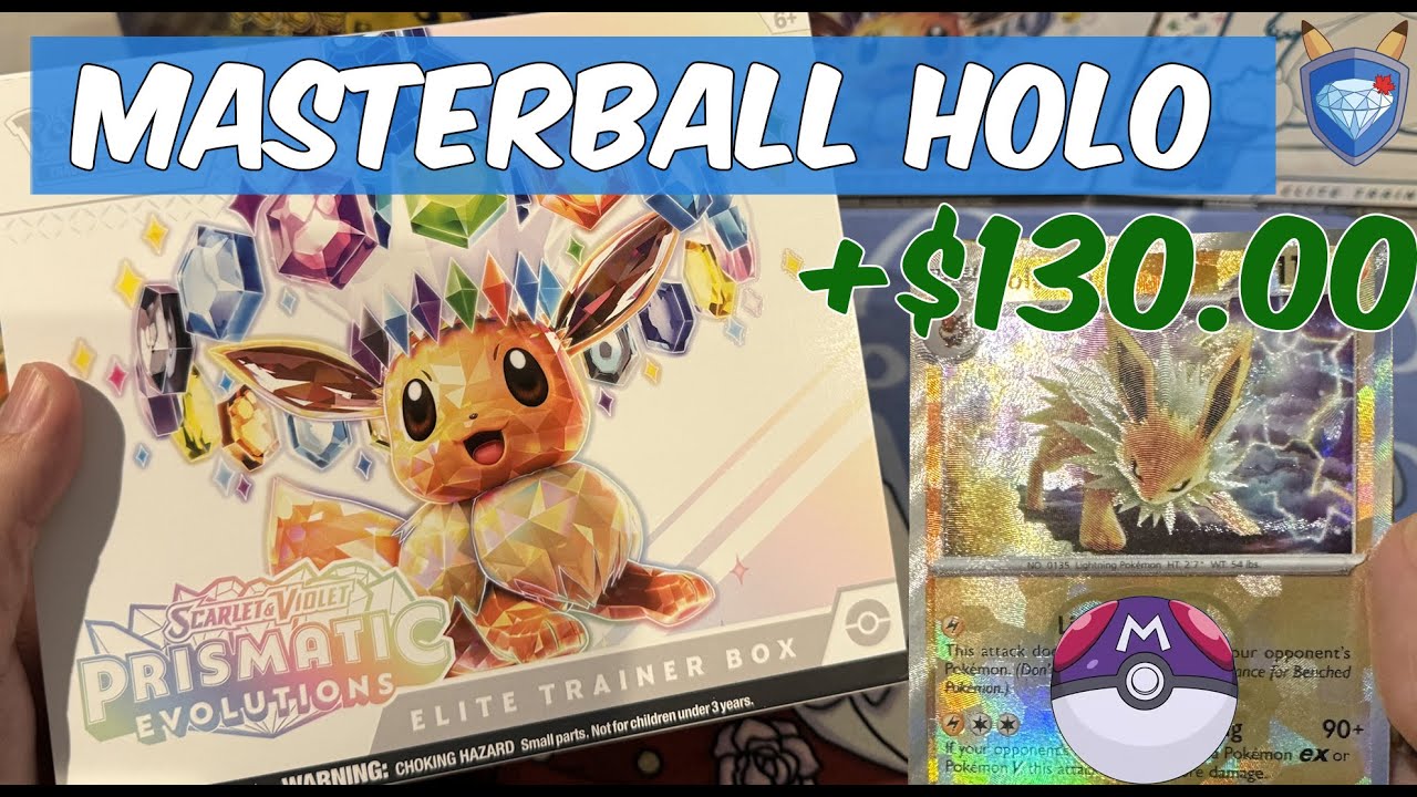 We found One of the most expensive Master Ball Card?! Opening Prismatic ...
