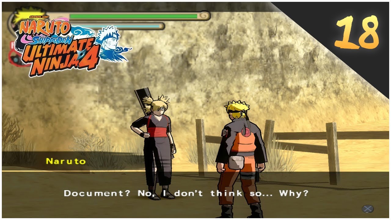Walktrough #18 Naruto Shippūden: Ultimate Ninja 4 (Ninjutsu Mission ...