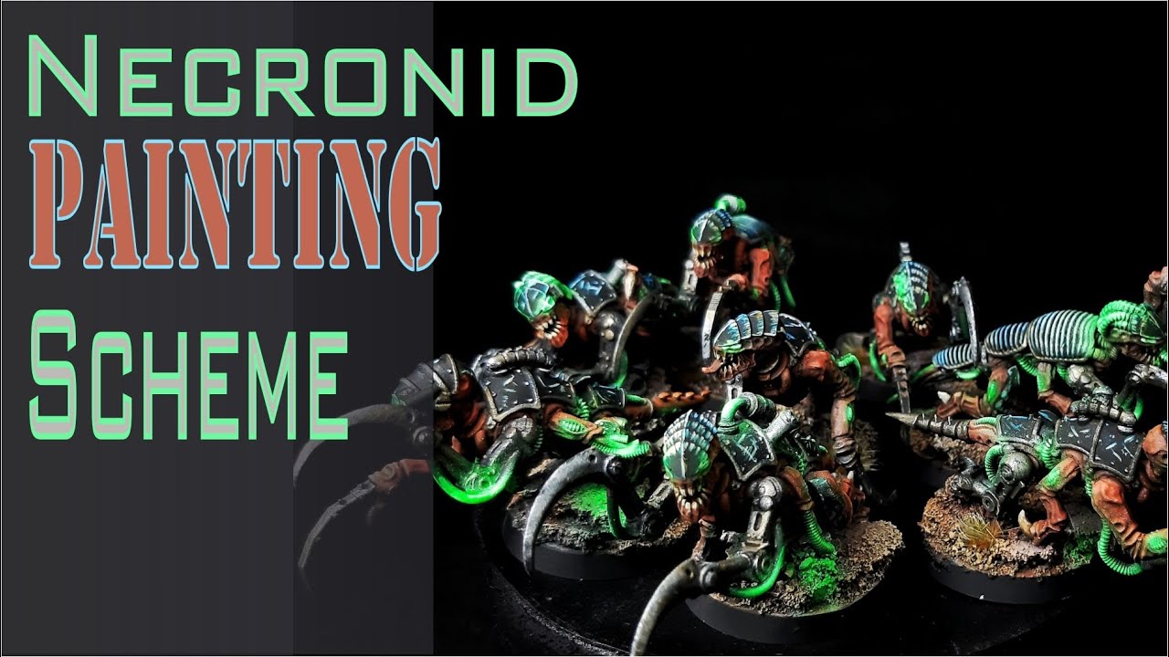 Tyranid Painting Scheme - Necronids Project - YouTube