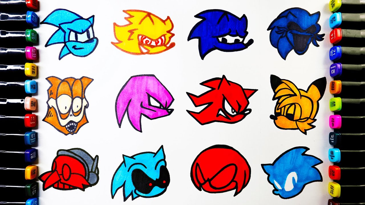 Drawing Icons in FNF #25 - YouTube