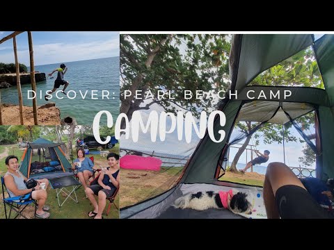 Beach camping in Cebu with family! - YouTube