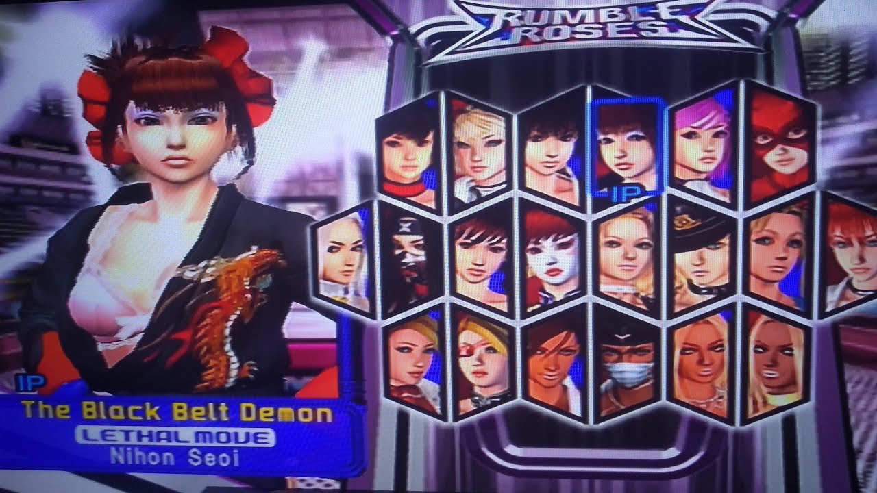 RUMBLE ROSES XX PS2 - STORY MODE #12: The Black Belt Demon - YouTube