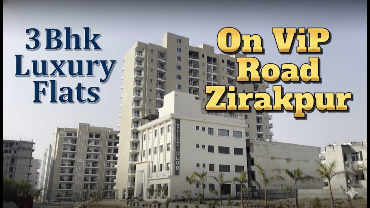 3bhk Luxurious Apartment | Flats On ViP Road Zirakpur - YouTube