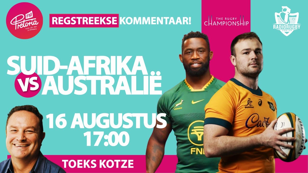 RUGBY KAMPIOENSKAP | SUID-AFRIKA V AUSTRALIË | RADIORUGBY - YouTube