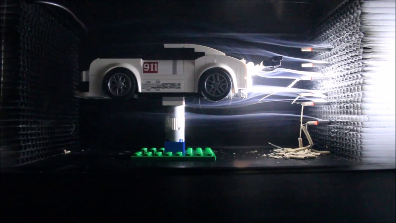 Lego Toys in Home Made WindTunnel - YouTube