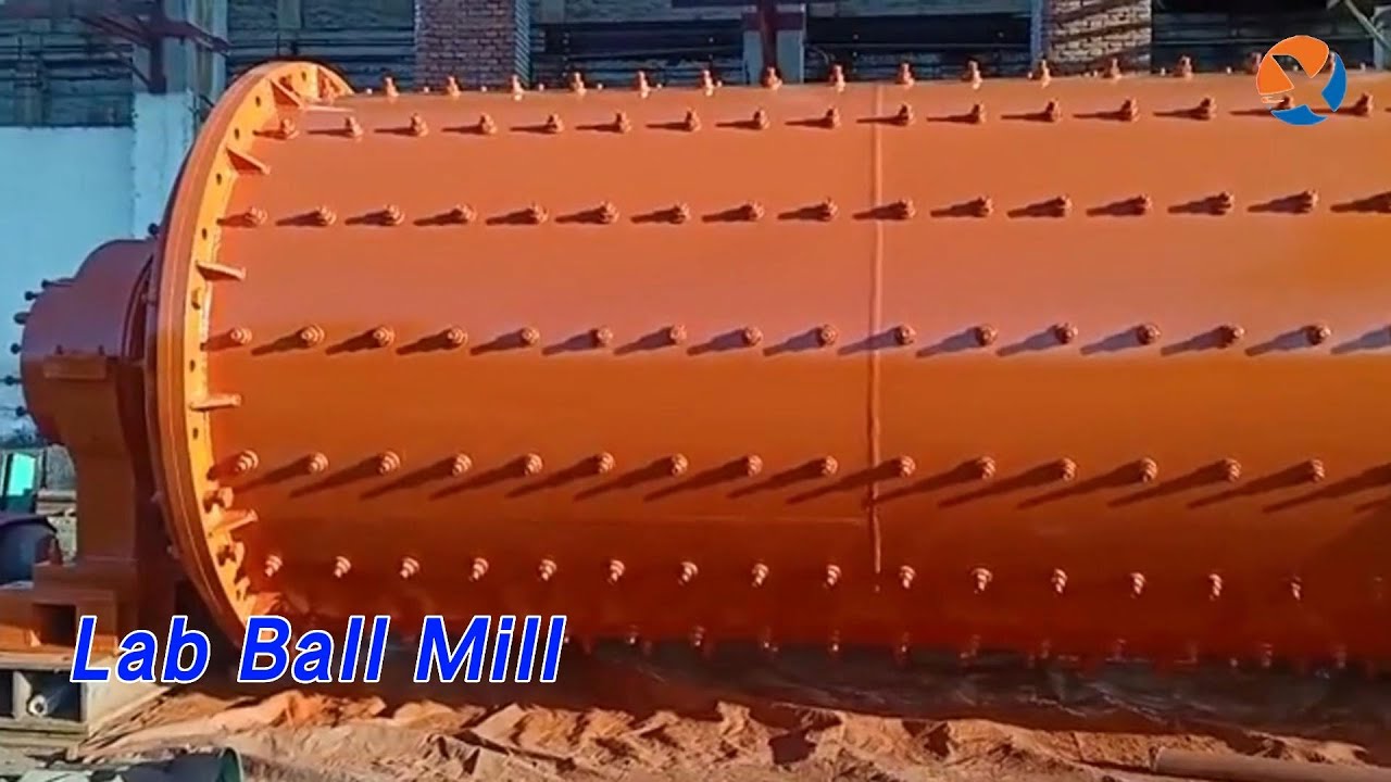 Copper Lab Ball Mill 43r/Min Ac Motor PLC Small For Chemical - YouTube