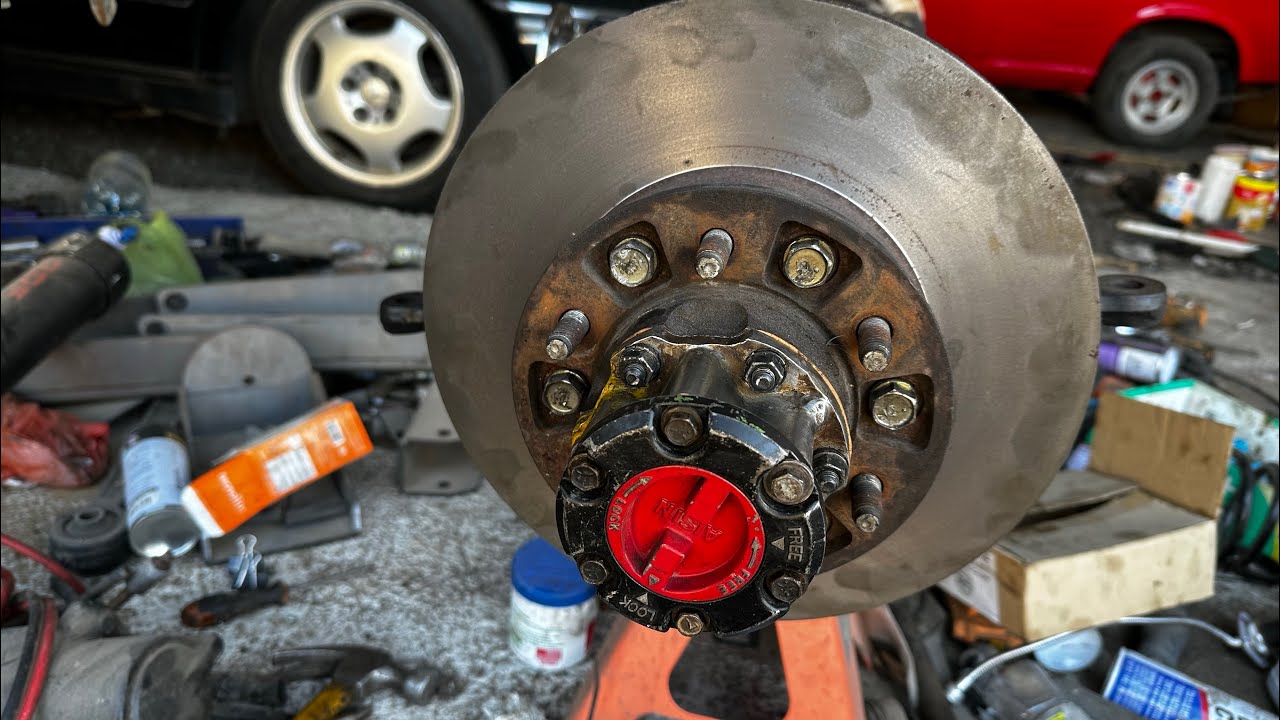 How to install aisin locking hubs on a +92 fj80 Land Cruiser - YouTube