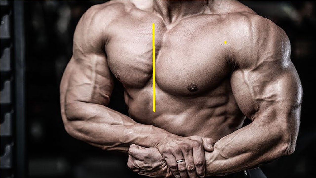 how to get lower chest line at home - YouTube