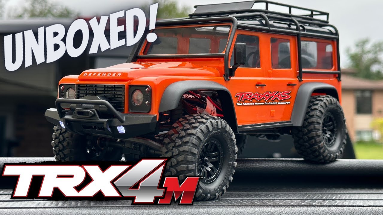 Traxxas trx4m unboxed! (Quick Run Around The House) - YouTube
