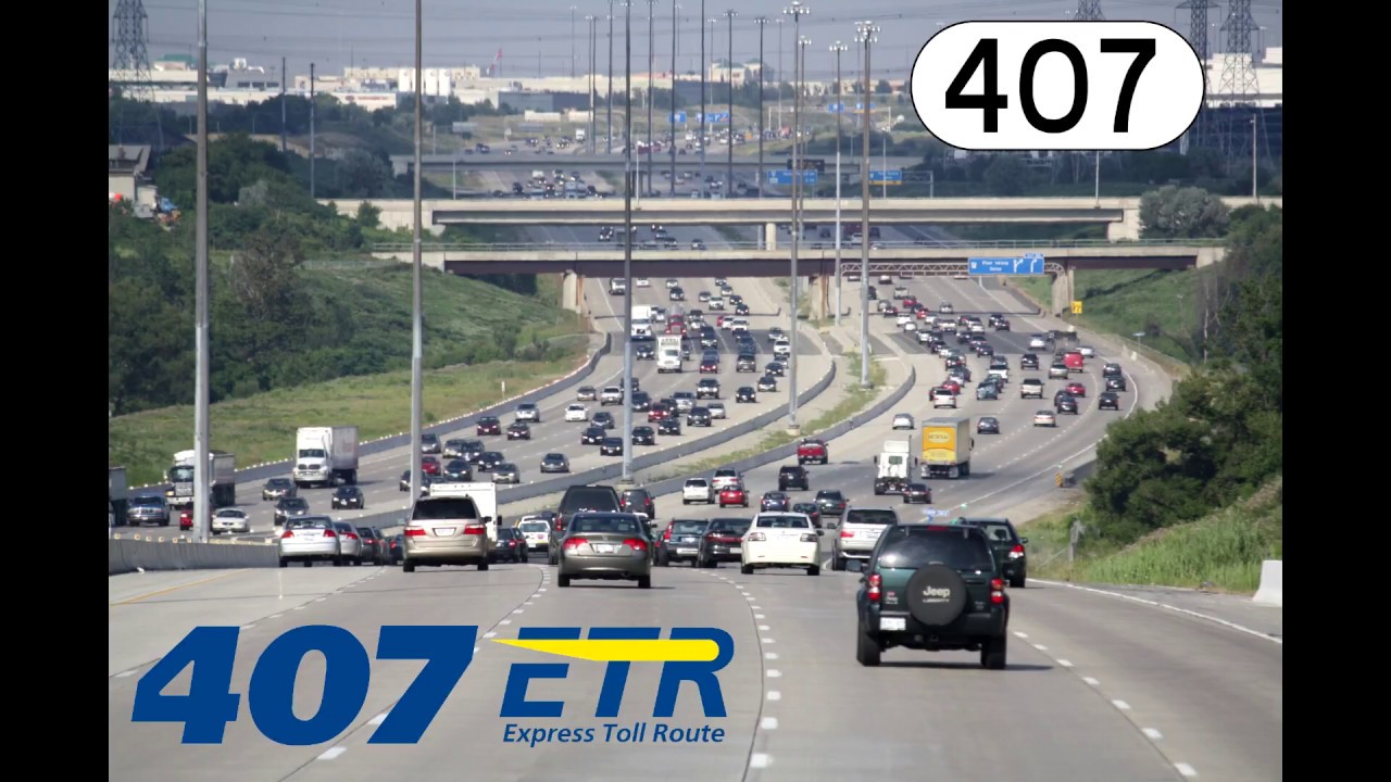 Highway 407 ETR, North of Toronto, Ontario, Part 1 - YouTube