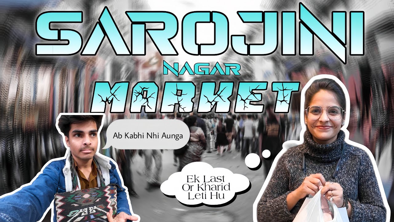 Shopping with Hitler Di In Sarojini Nagar || THE DIVISH VLOGS || TDV ...