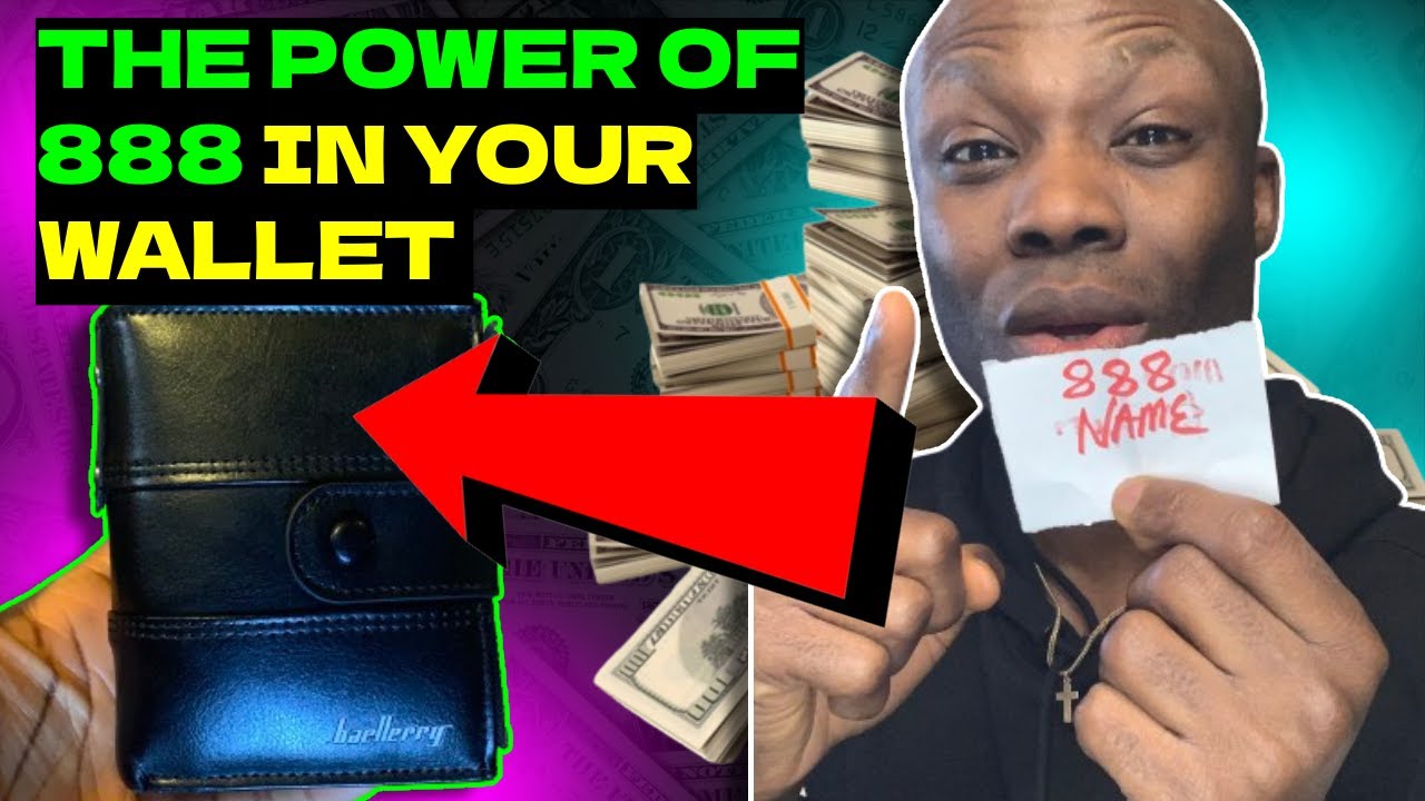 Write 8 8 8 On A Blank Paper and put it in your wallet - YouTube