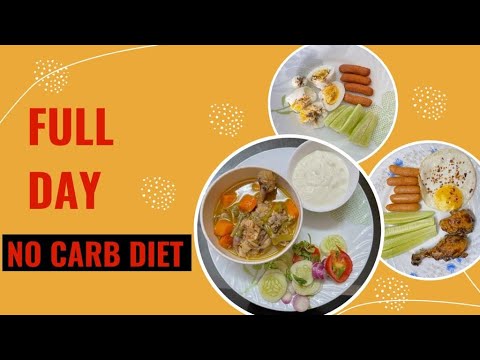 Full Day No Carb Diet - YouTube