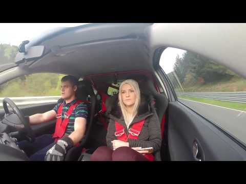 Renault Megane R26R - Girlfriends First Lap at Nurburgring