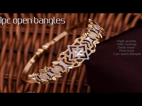 one pc open bangles designs#trending#bangles#onlineshopping#latest#open ...
