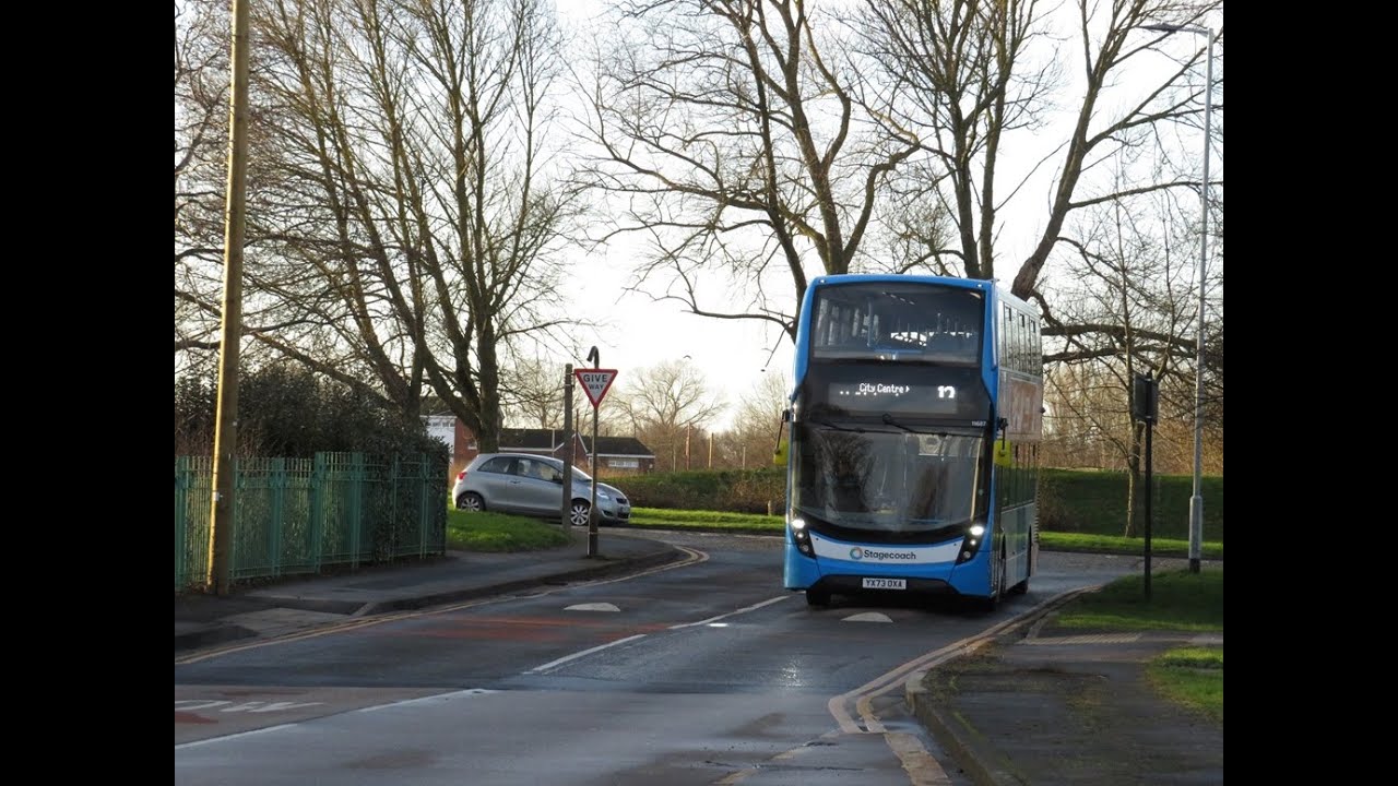 Stagecoach East Midlands 11687 YX73 OXA 2025-01-25 - YouTube
