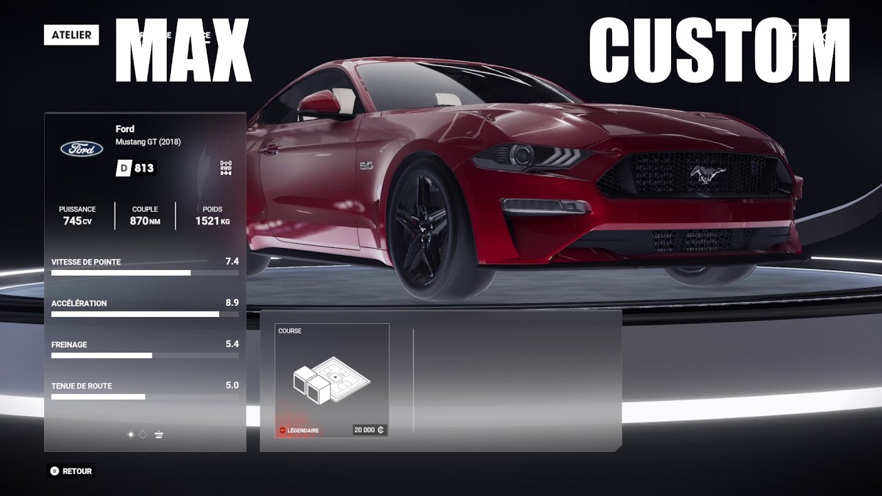 FORD MUSTANG GT 2018 MAX AMELIORATION Test Drive Unlimited Solar Crown ...