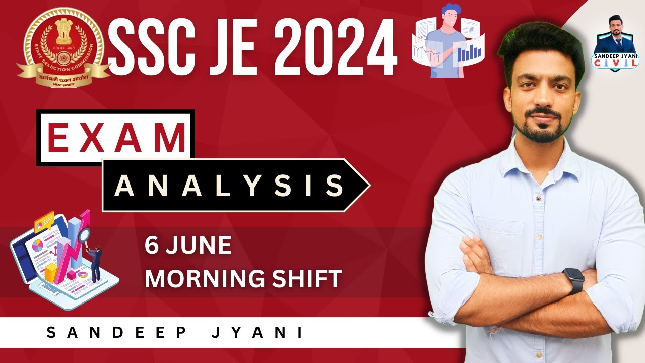 12.30 PM EXAM ANALYSIS SSC JE CIVIL 2024 | 06 JUNE MORNING SHIFT| # ...