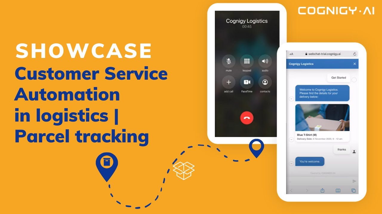 Customer Service Automation in logistics: Parcel tracking - YouTube