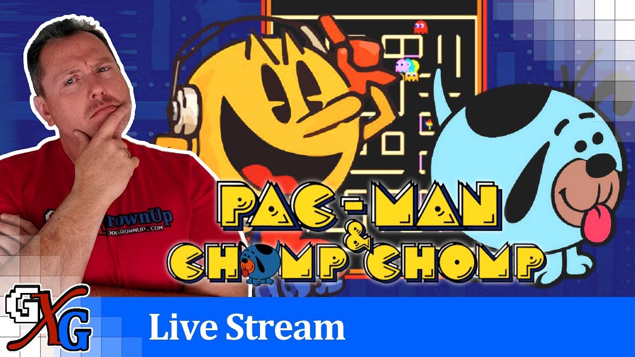 Pac-Man & Chomp Chomp Retro Arcade Play | GenXGrownUp Live - YouTube