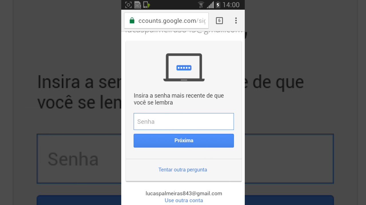 COMO RECUPERAR CONTA DO GOOGLE PERDIDA !! - YouTube