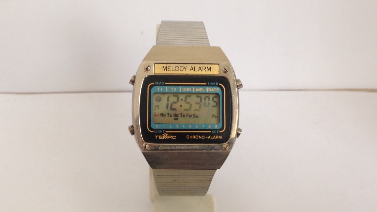 tempic 80's vintage melody watch - YouTube