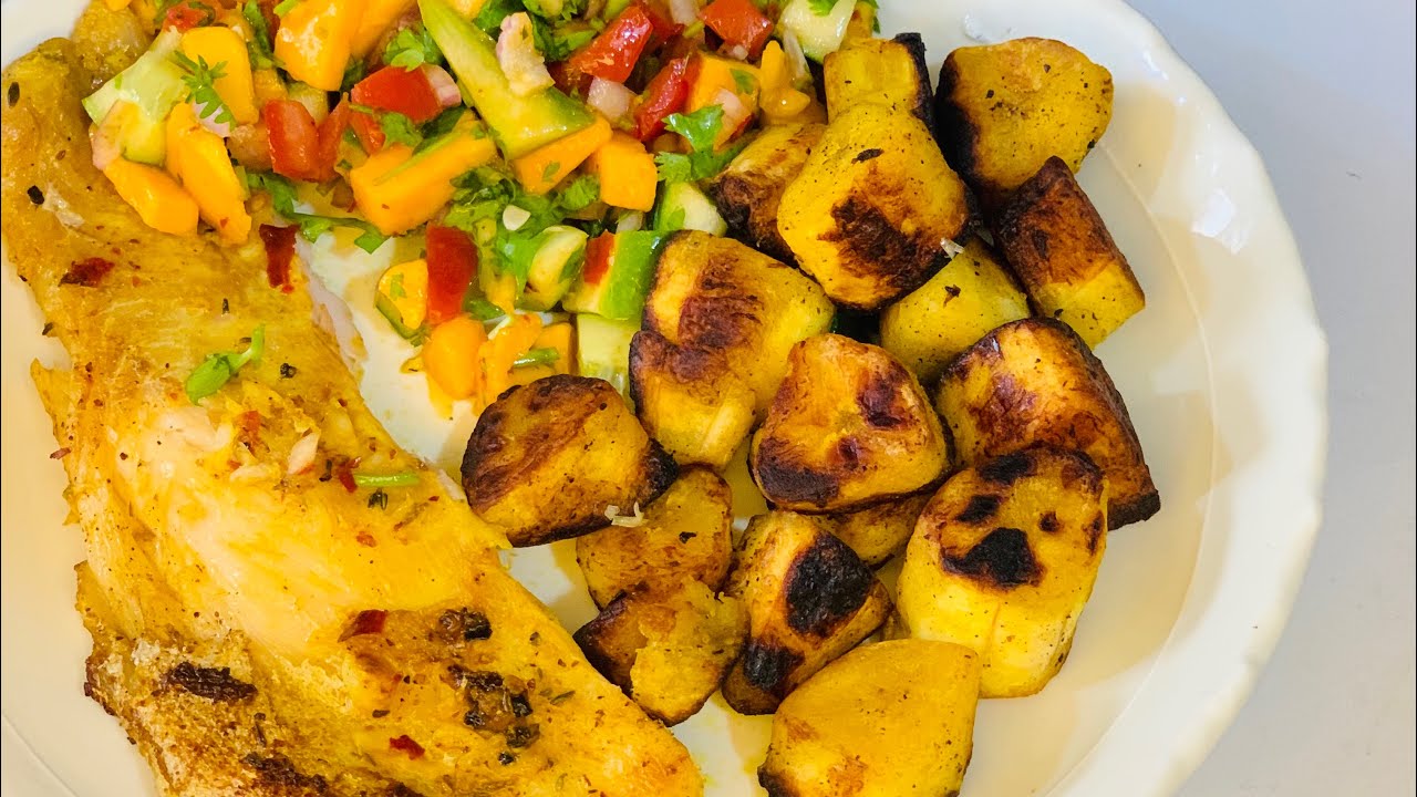 Quick And Easy Fish Fillet and Plantain recipe - YouTube