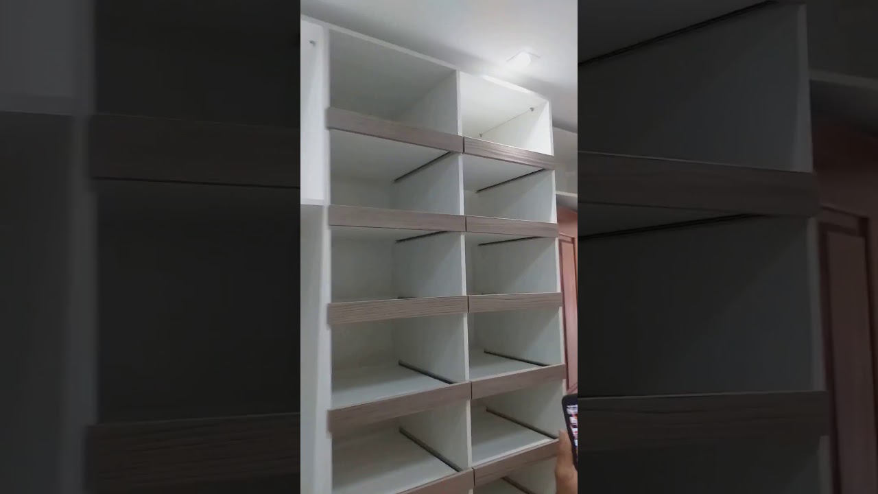 Closet planejado na cor branca - YouTube