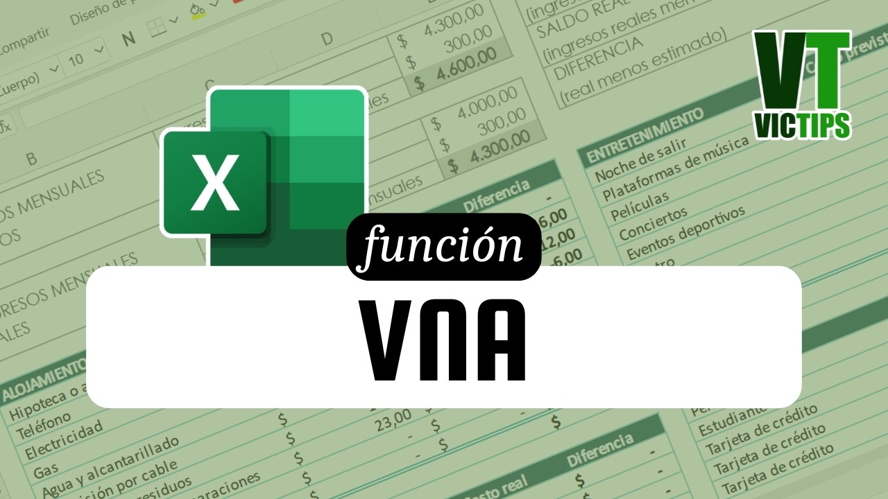 Valor Presente Neto en Excel (VPN) | Cómo Utilizar la Función VNA de ...