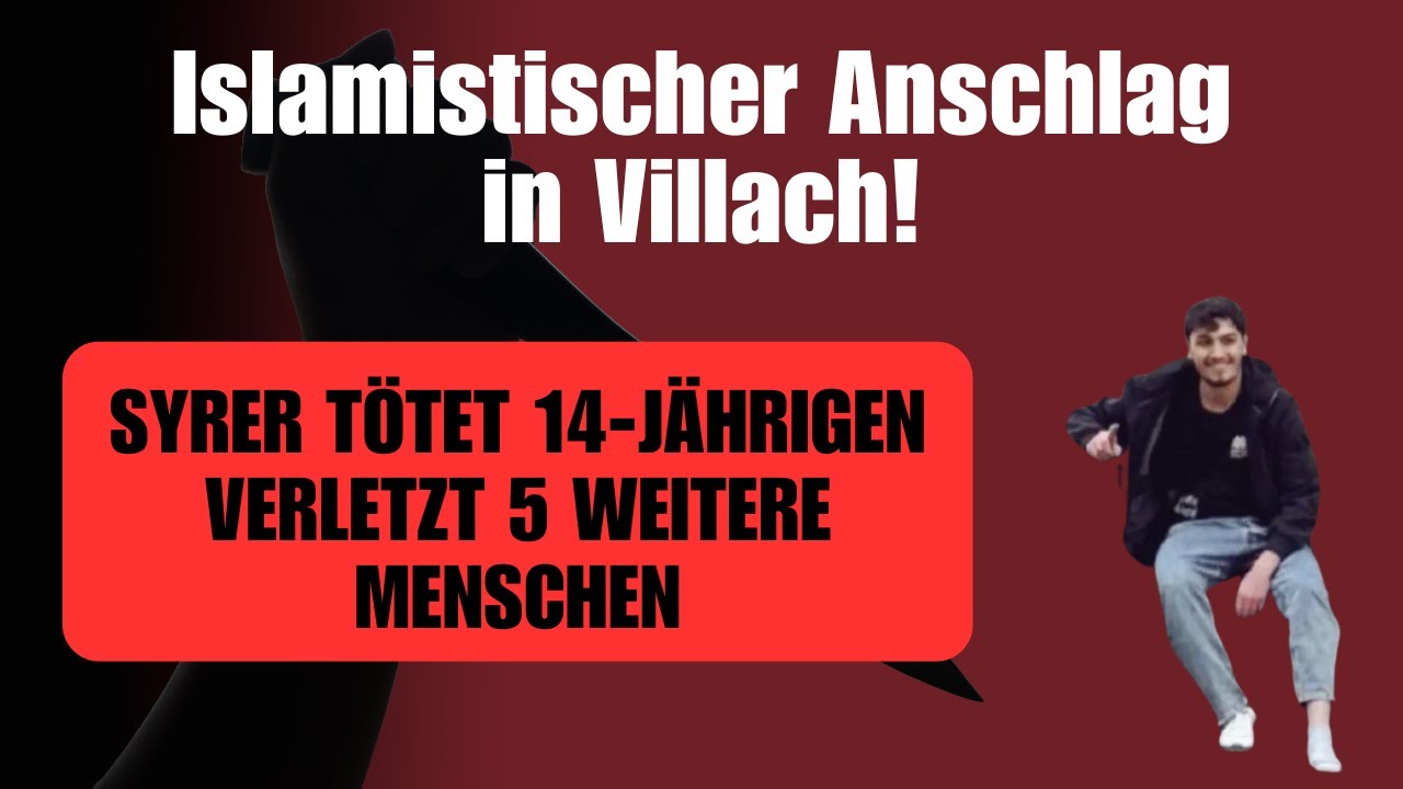 Terror Anschlag in Villach - Syrer zeig Islamisten Gruß, tötet 14 ...