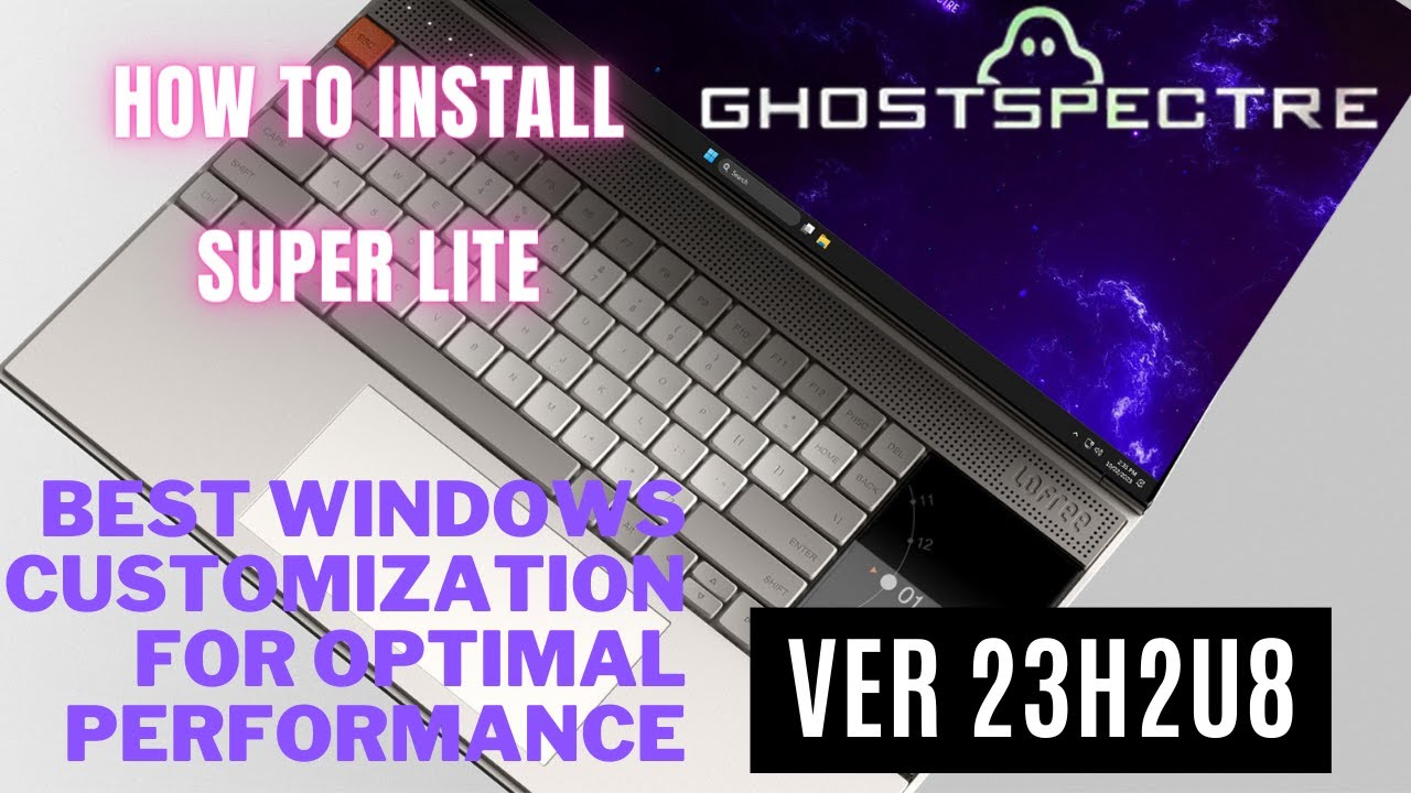 How to install GHOST SPECTRE 11 super lite version 23H2 - YouTube