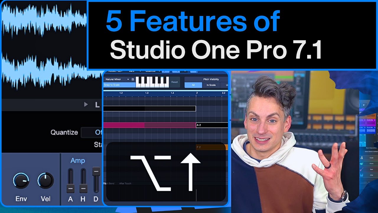 Top 5 Features in the new Studio One Pro 7.1 | PreSonus - YouTube