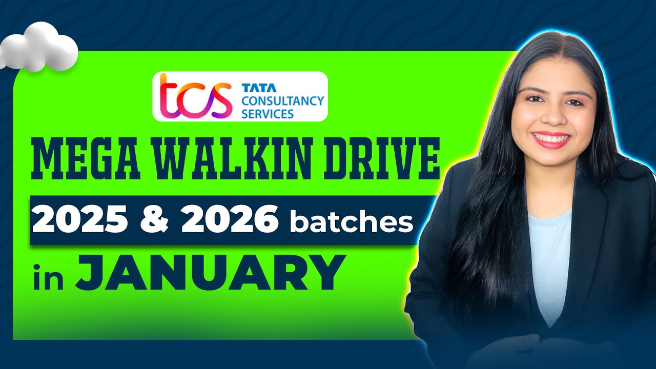 TCS Walk-in Drive Jan — Hiring 2025 & 2026 Batches | Pharmacovigilance ...