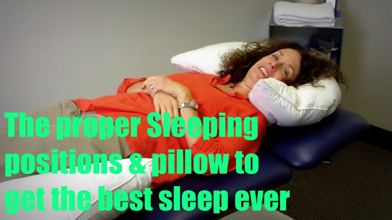 How to get good sleeping with the proper sleeping positions and the ...
