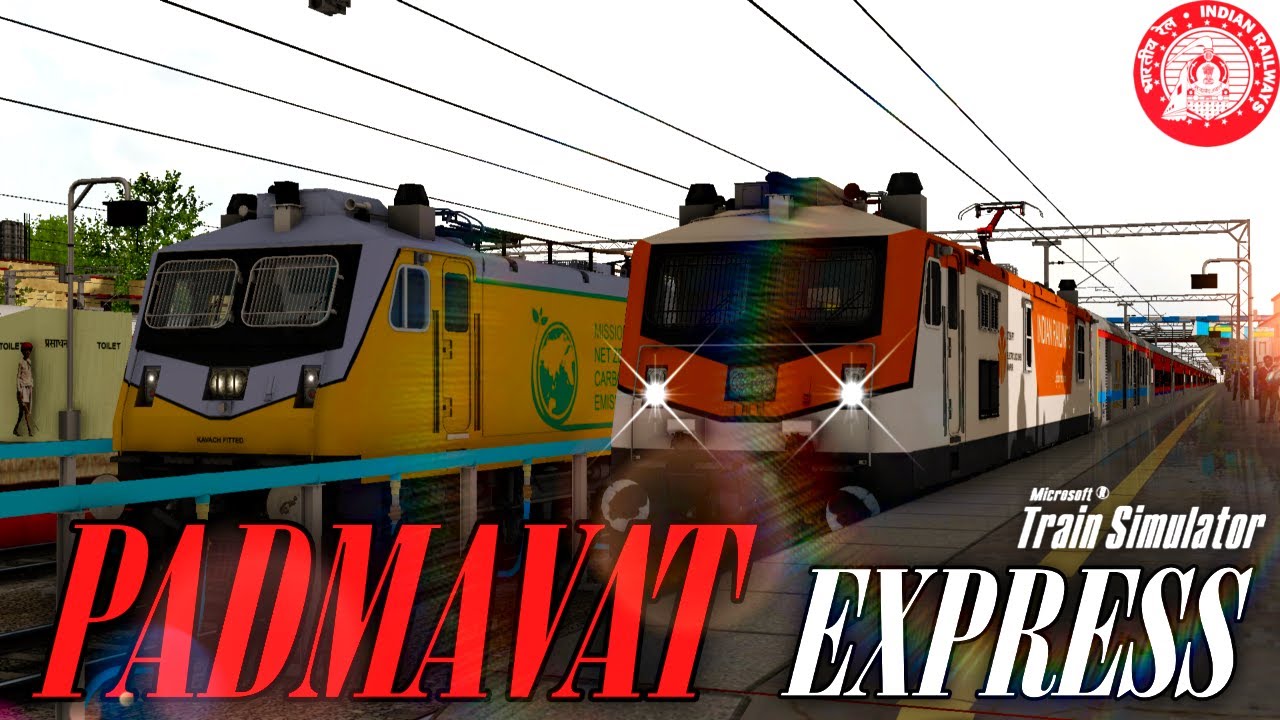 ''NEW LOCO🚂 - NEW JOURNEY '' 14207 PADMAVAT EXPRESS || TRAIN SIMULATOR ...